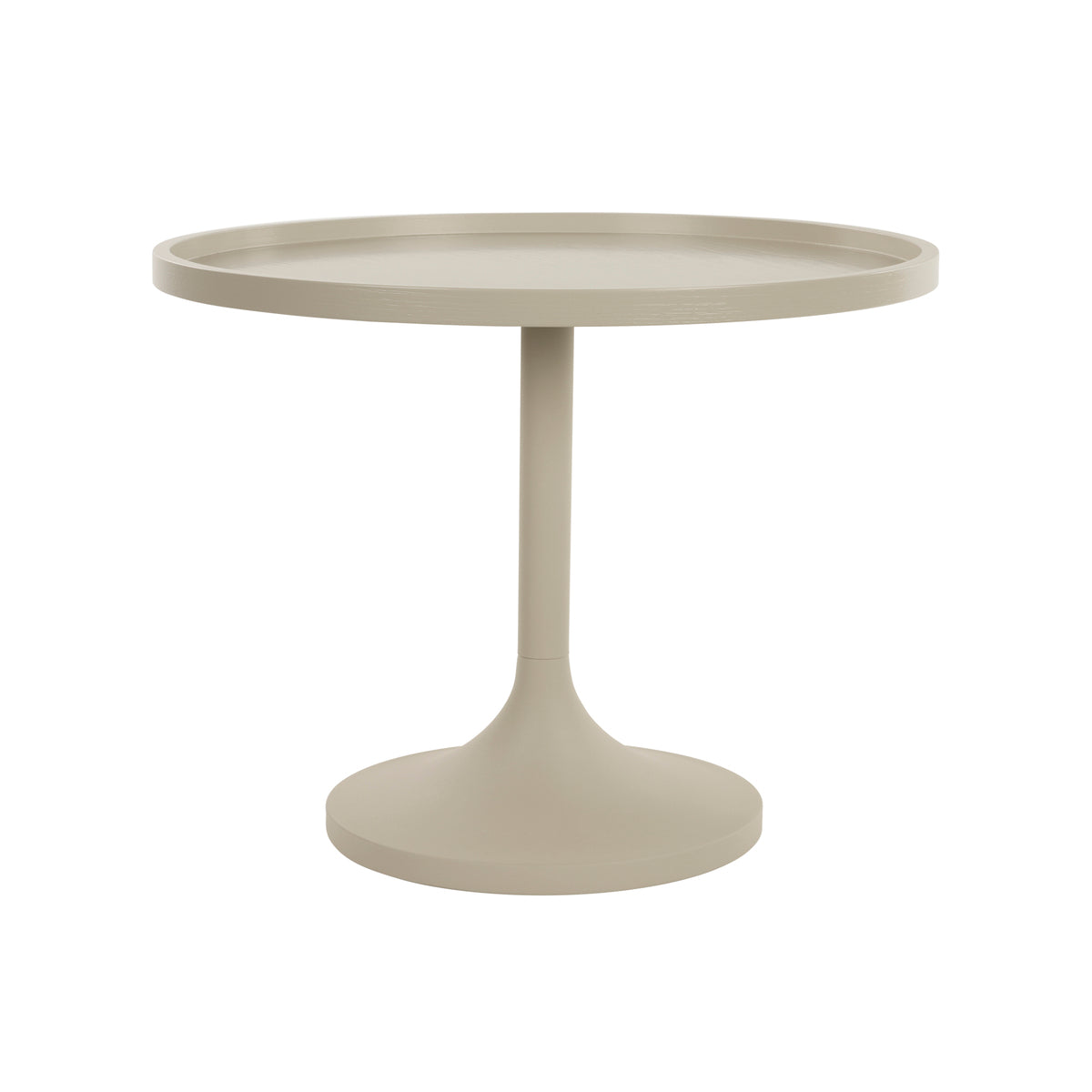 Jason Round Side Table - Beige – Olivia's