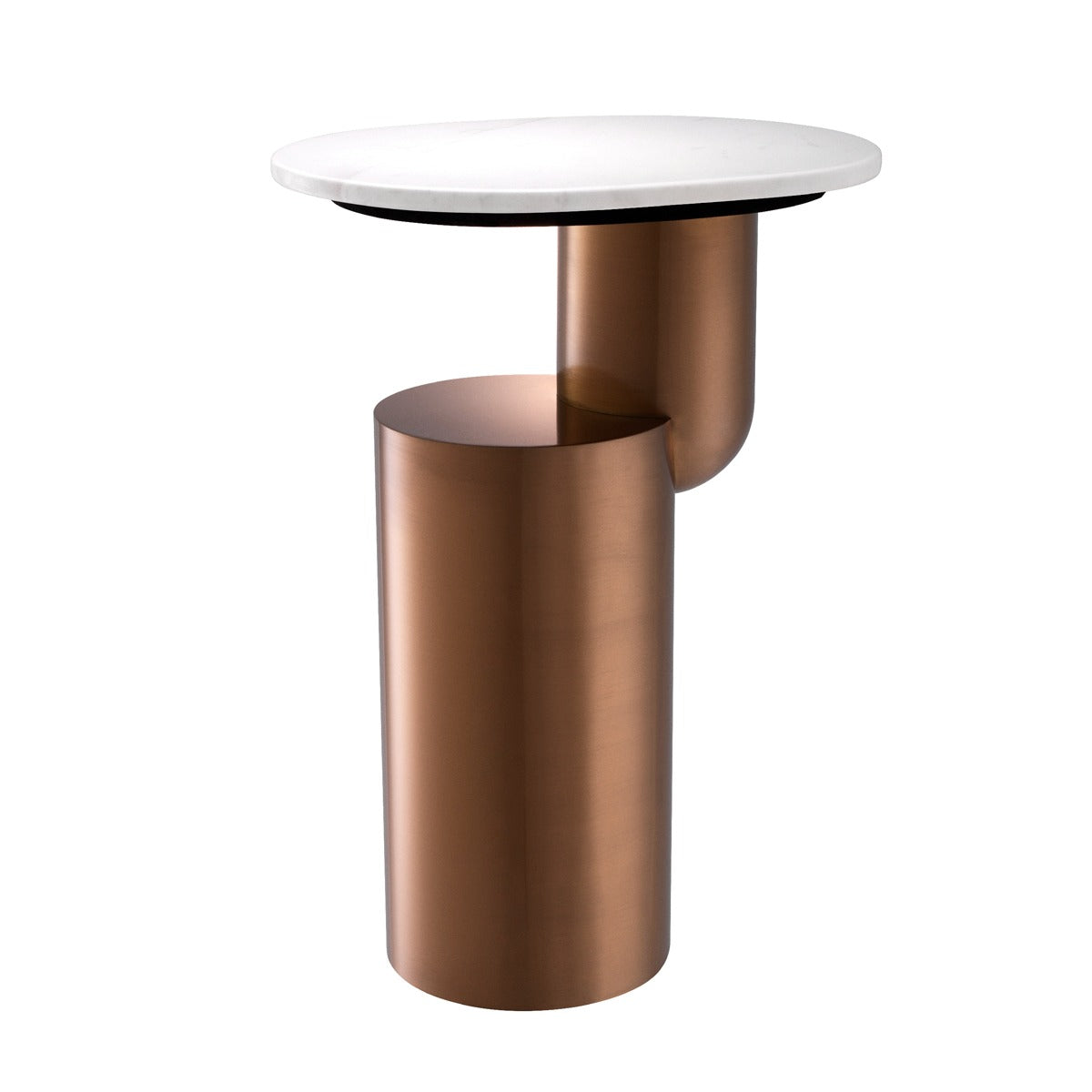 Tosca Side Table - Brushed Copper – Olivia's