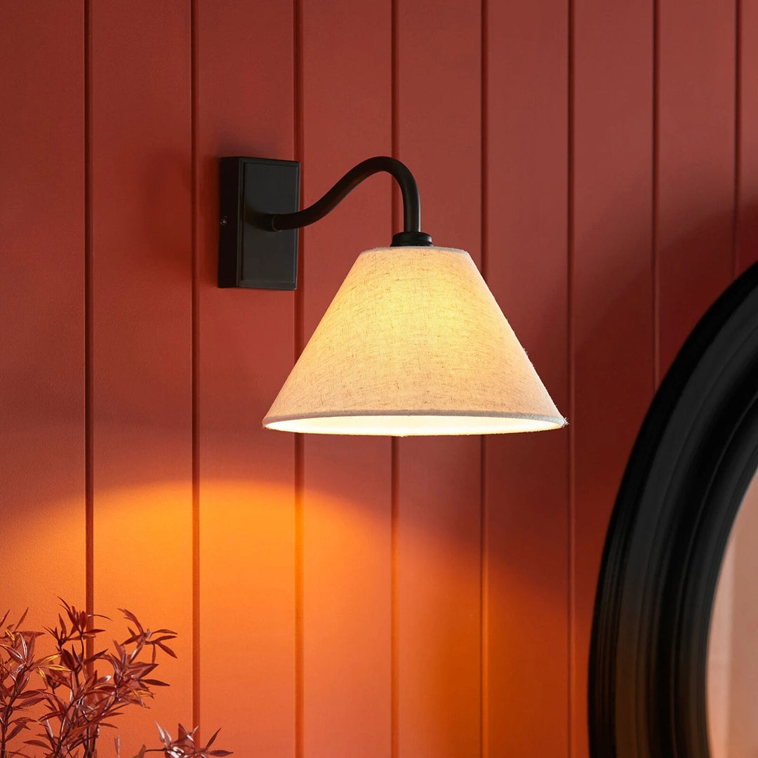 Knole Wall Light Matte Black - Matte Black | Outlet – Olivia's