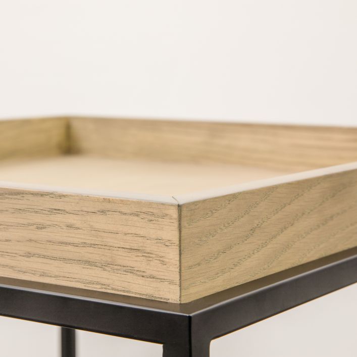 Gallery Direct Forden Tray Side Table Grey | Olivia's.com