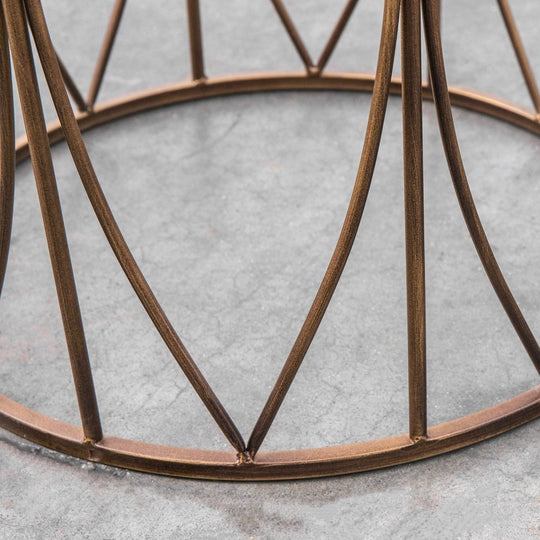 Highgate Side Table in Antique Gold | Olivia's.com
