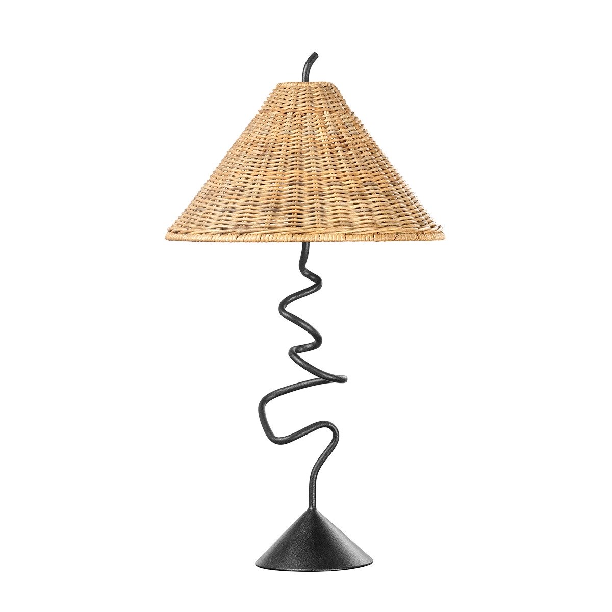 Alaric 1 Light Table Lamp - Forged Iron – Olivia's
