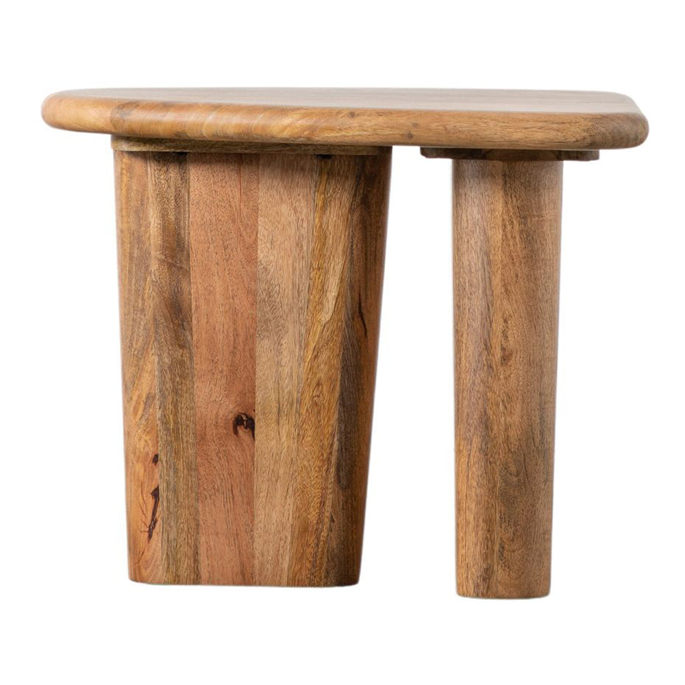 Gallery Interiors Reyna Side Table Natural | Olivia's.com