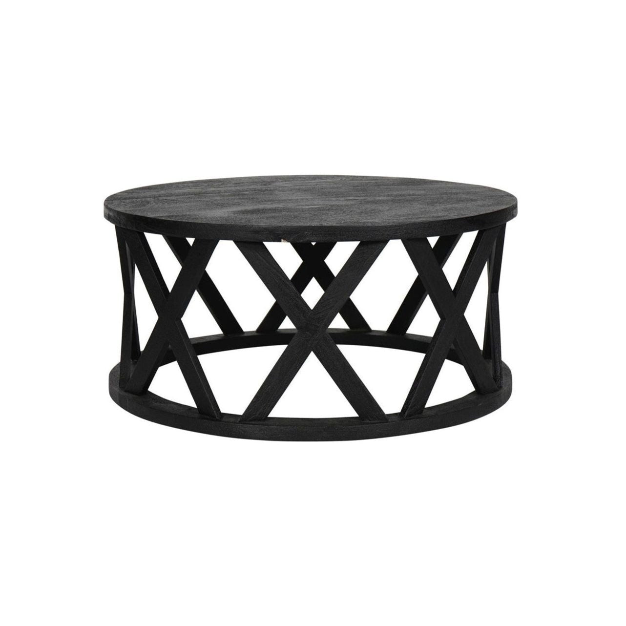 Libra Interiors Cali Solid Wooden Coffee Table in Black – Olivia's