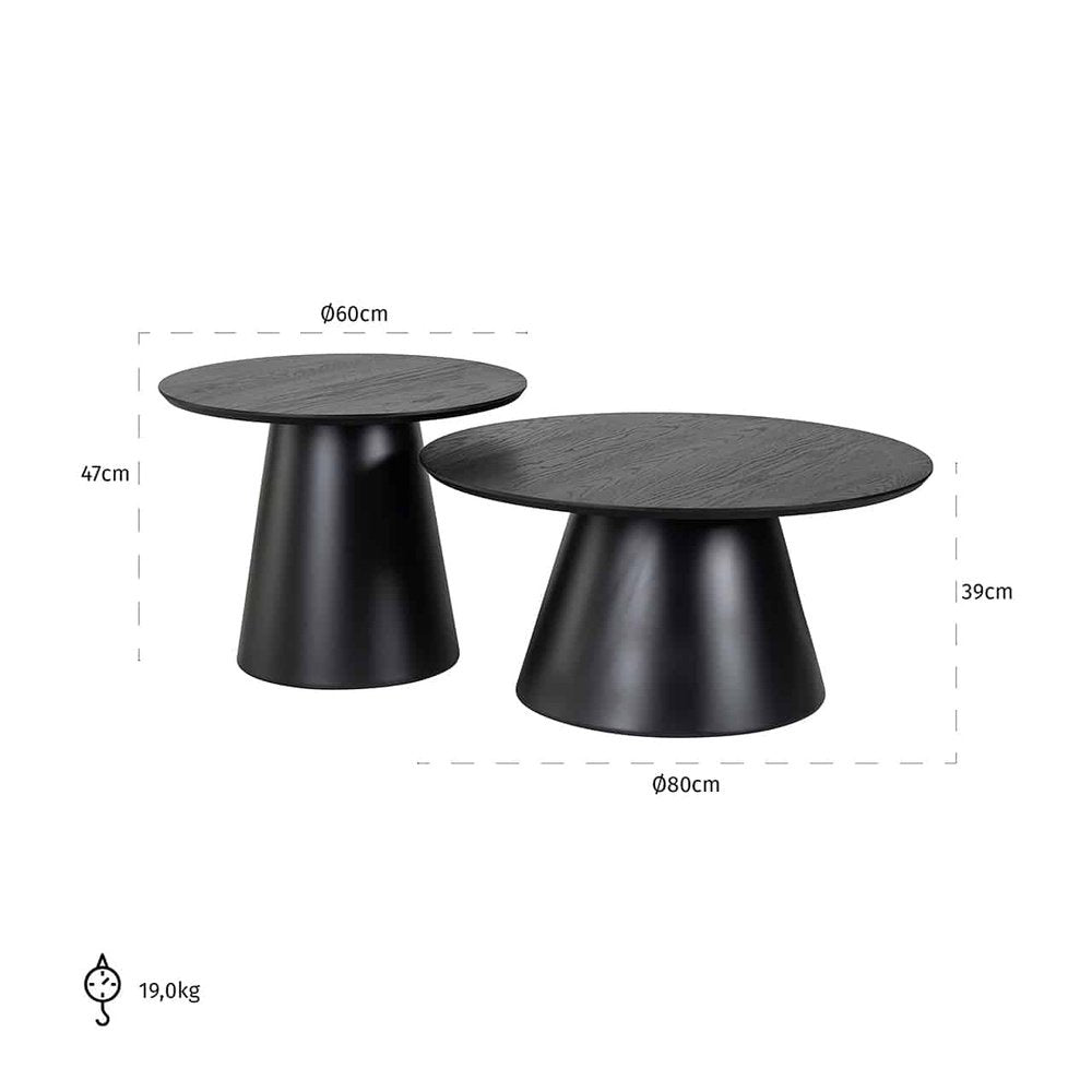 Jazz Set of 2 Coffee Tables | Richmond Interiors - Olivia's