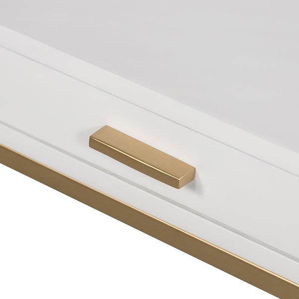 Olivia's Berkeley White Bedside Table